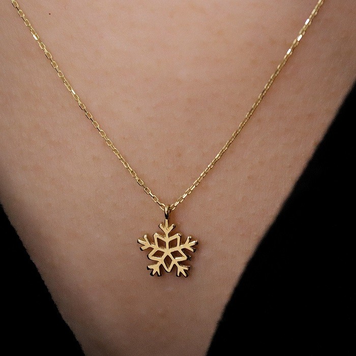 Minimal Kolyeler - Karınca Kuyumcu - Kar Tanesi Kolye